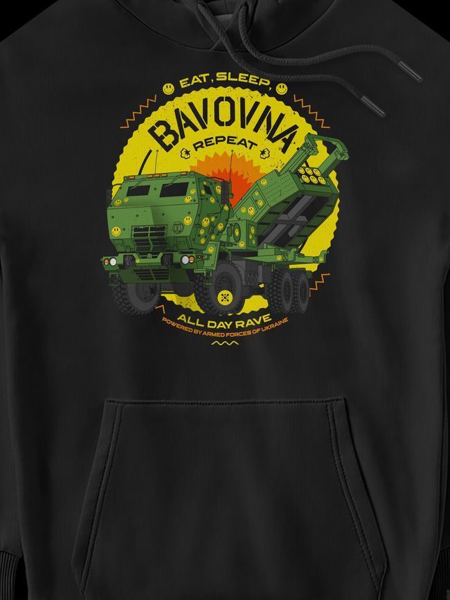 Худі жіночий “Eat, Sleep, Bavovna, Repeat” - Dubhumans