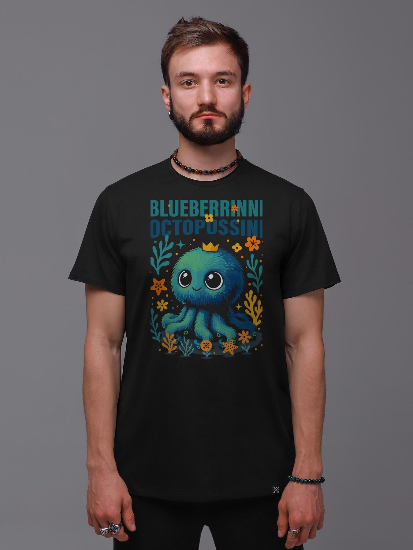 Men's T-shirt "Blueberrinni Octopussini" - Dubhumans